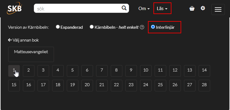 The core Bible's interlinear translation | Core Bible